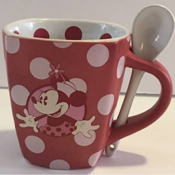 Disney | Kitchen | Minnie Mouse Mug With Spoon | Poshmark